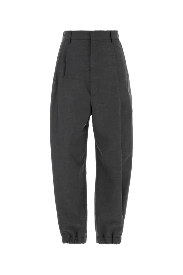Moschino Grey Wool Pant - Gray