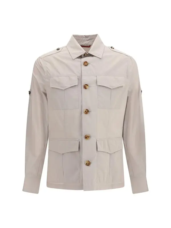 Brunello Cucinelli Waterproof Jacket - Cream