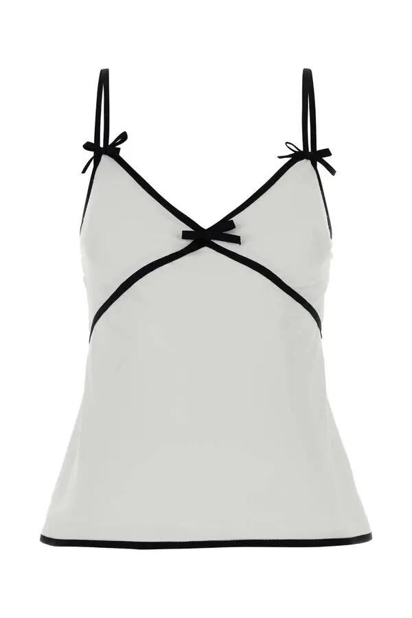 Moschino Crepe Top - White