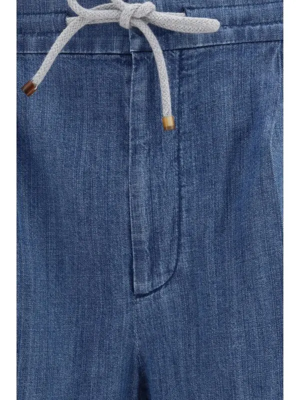Brunello Cucinelli Denim Pants - Blue