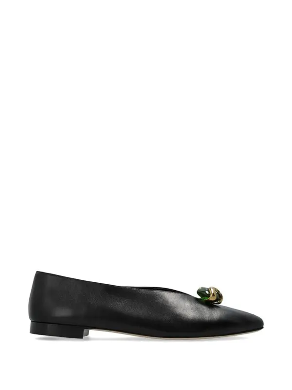 JIMMY CHOO Margot Leather Ballets - Multicolor