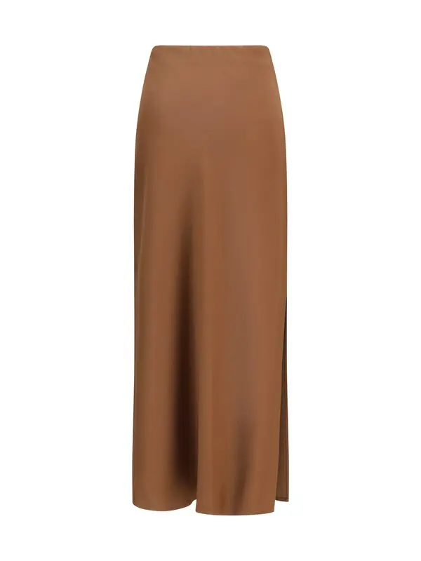 Brunello Cucinelli Midi Skirt - Brown