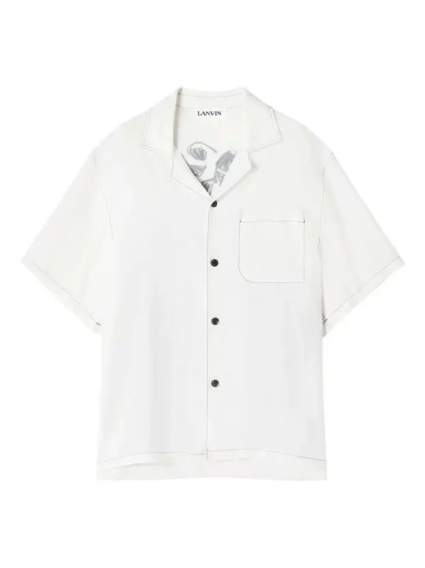 LANVIN Graphic Print Shirt