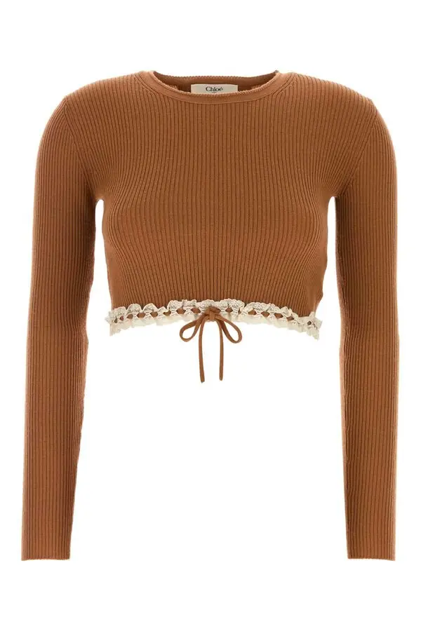 Chloé Wool Sweater - Brown