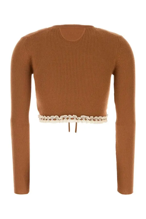 Chloé Wool Sweater - Brown
