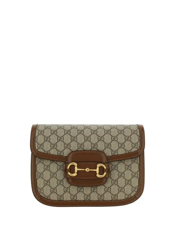 Gucci Horsebit Shoulder Bag - Cream