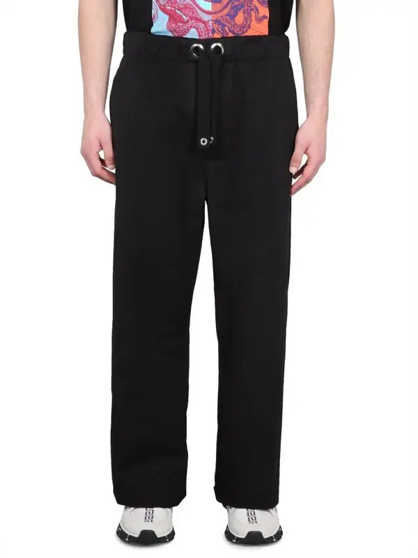 Versace Drawstring Pants - Black