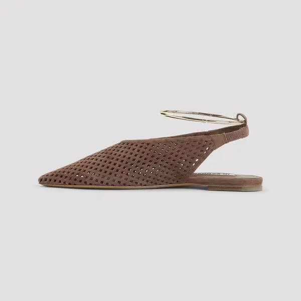 JIL SANDER Goat Leather Sling Back