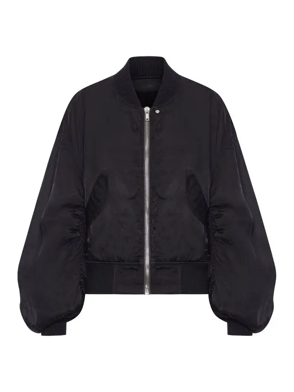 Rick Owens Oversized Padded Bomber Jacket - Black
