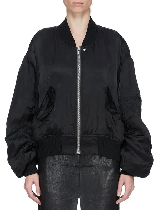 Rick Owens Oversized Padded Bomber Jacket - Black