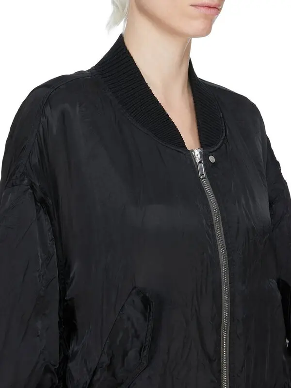 Rick Owens Oversized Padded Bomber Jacket - Black