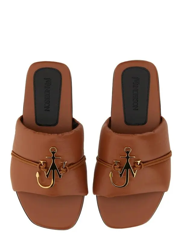 JW Anderson Slide Sandal With Logo - Multicolor