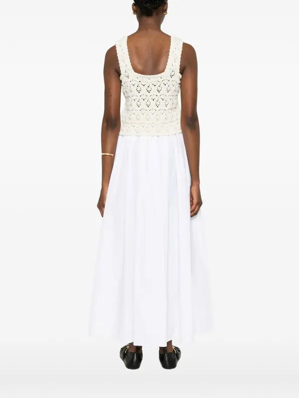 Celine Pointelle Cotton Tank Top - Multicolor