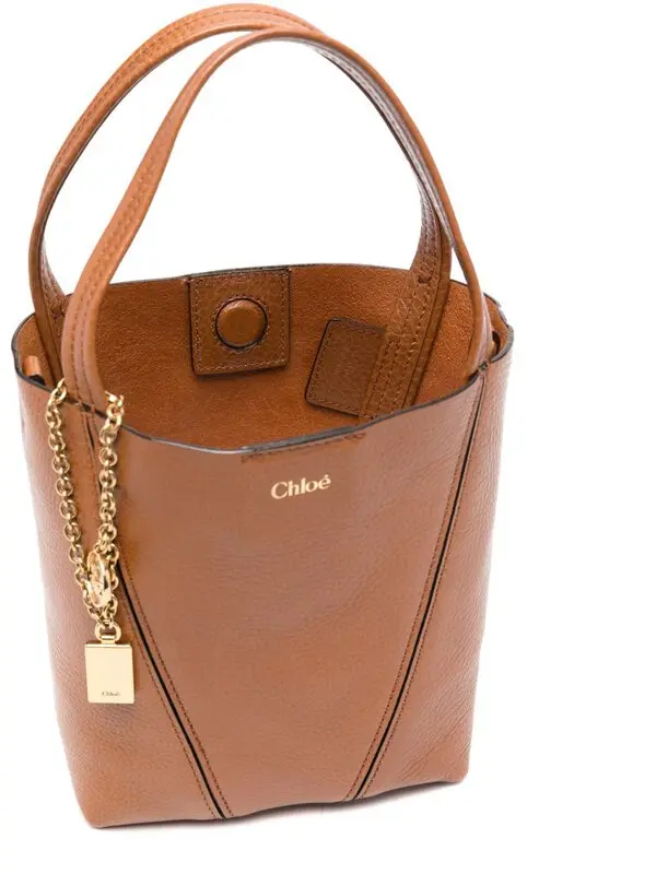 Chloé Spin Small Leather Tote - Multicolor