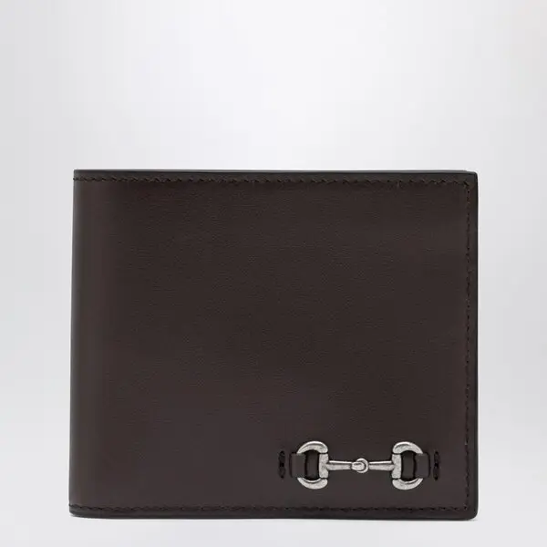 Gucci Cocoa Bi-fold Wallet With Horsebit