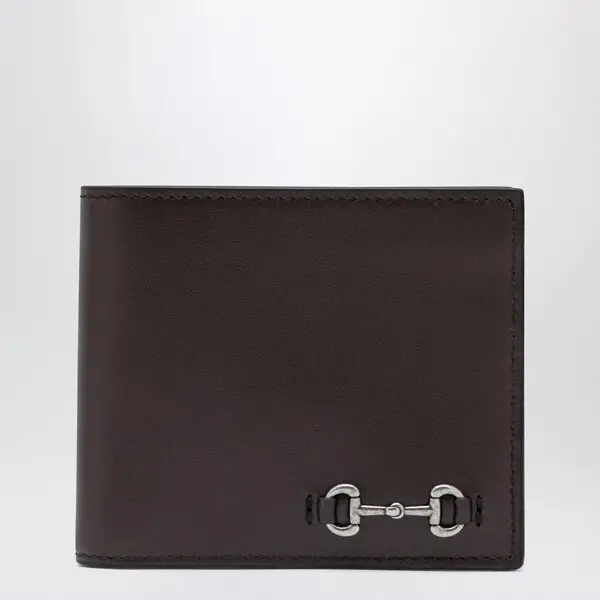 Gucci Cocoa Bi-fold Wallet With Horsebit - Brown