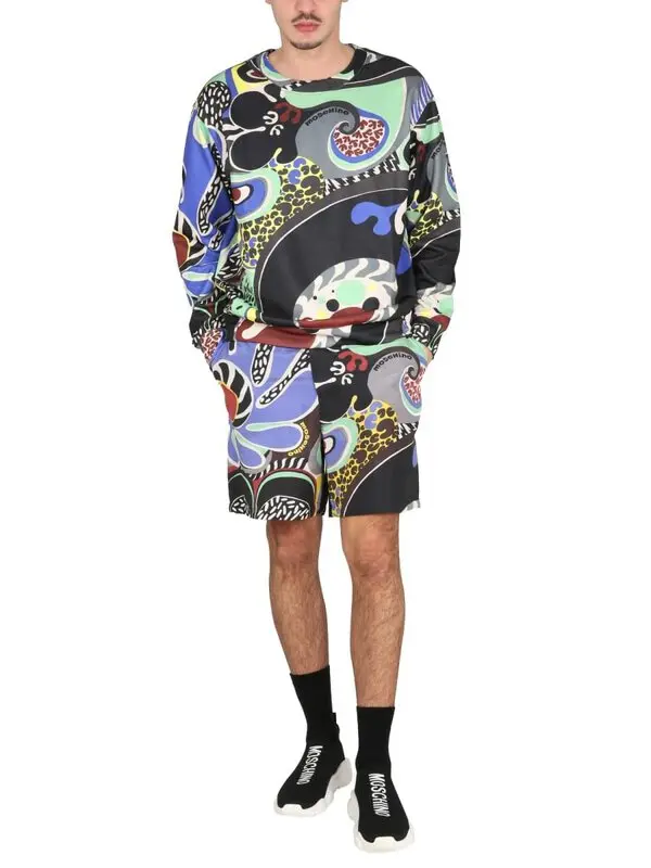 Moschino Psychedelic Print Sweatshirt - Multicolor