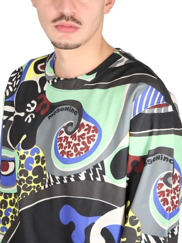 Moschino Psychedelic Print Sweatshirt - Multicolor