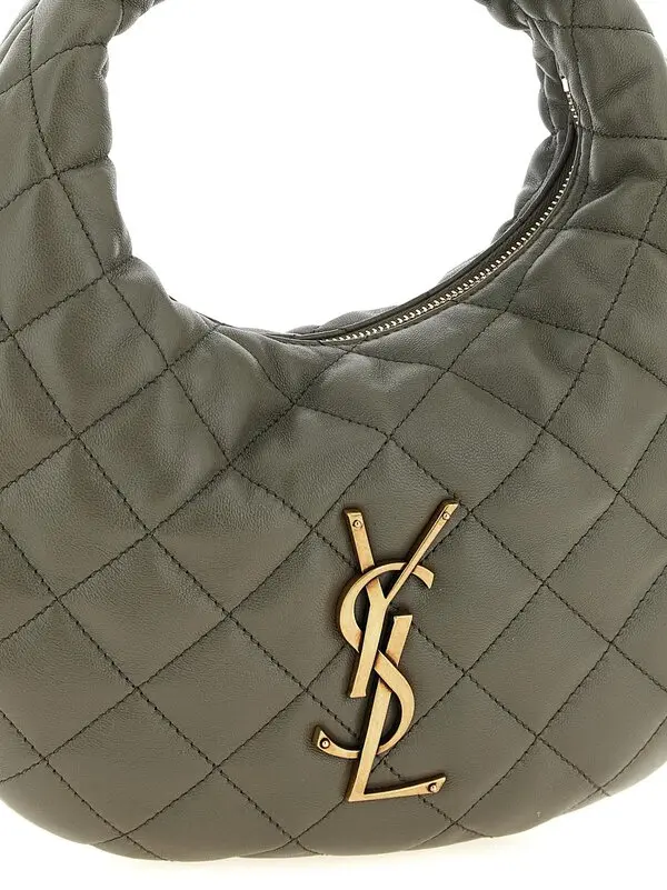 Saint Laurent Icarino' Baby Handbag - Gray