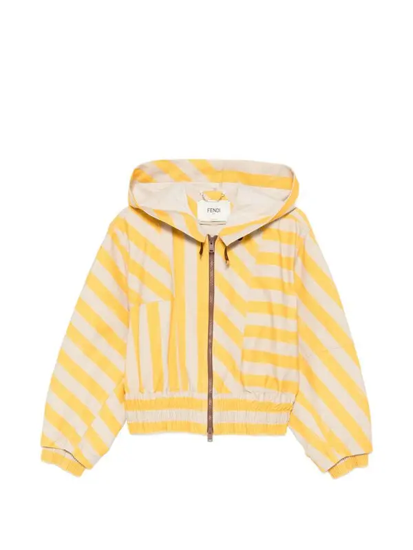 Fendi Striped Blouson Jacket