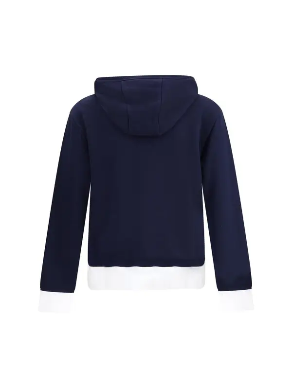 Thom Browne Cotton Hoodie - Blue