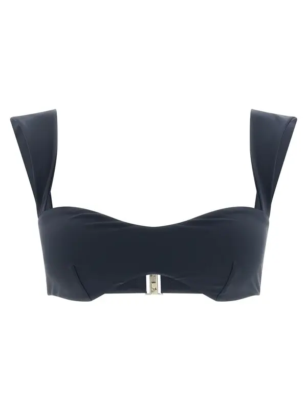 Magda Butrym 01 Bikini Top - Gray