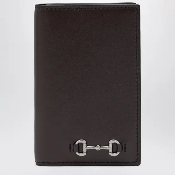 Gucci Cocoa Long Cardholder With Horsebit - Brown