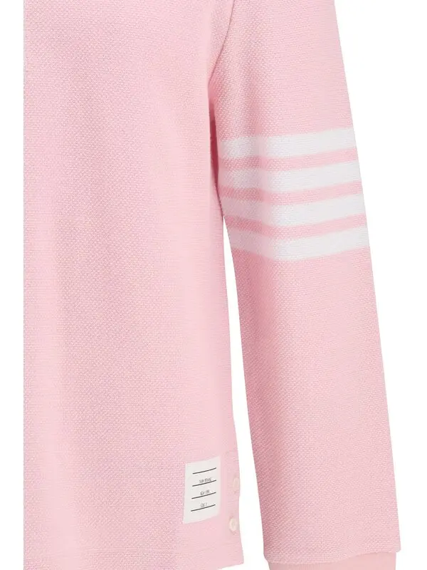Thom Browne Piqué Long-sleeve Polo