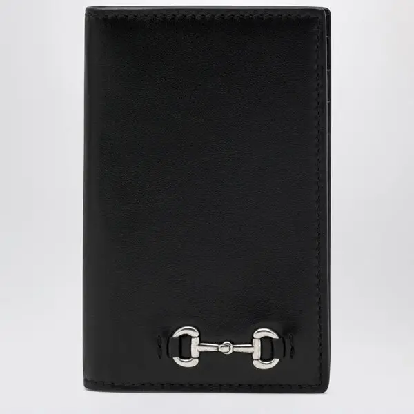 Gucci Long Cardholder With Horsebit - Black