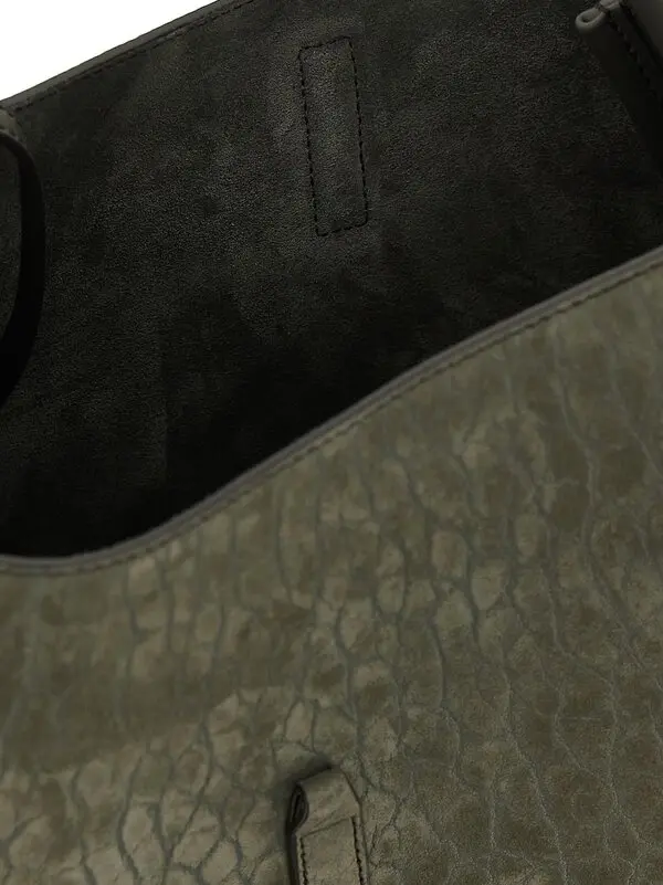 Saint Laurent Micro 'le 5 À 7' Shoulder Bag - Gray