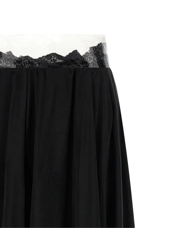 MAISON MARGIELA Flowing Cupro Maxi Skirt