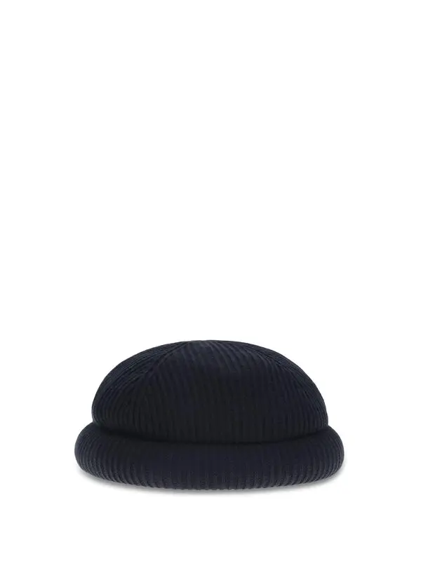 Loro Piana Wool Beanie Hat - Blue