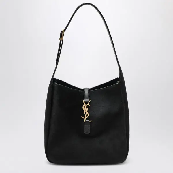 Saint Laurent Le 5 Ã€ 7 Shoulder Bag In Pony-effect Leather - Black
