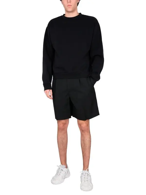 Acne Studios Cotton Sweatshirt - Black