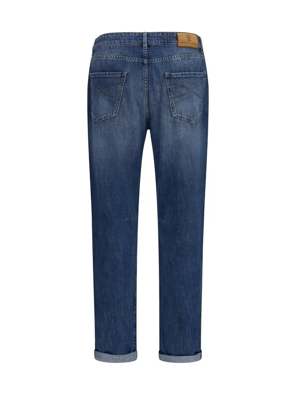 Brunello Cucinelli Straight Five-pocket Jeans In Cotton