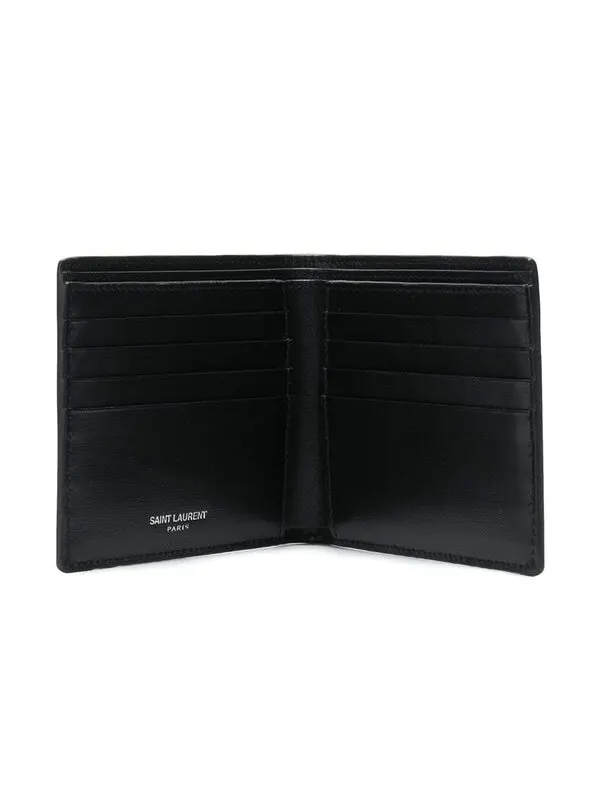 Saint Laurent Cassandre East/west Smooth Leather Wallet