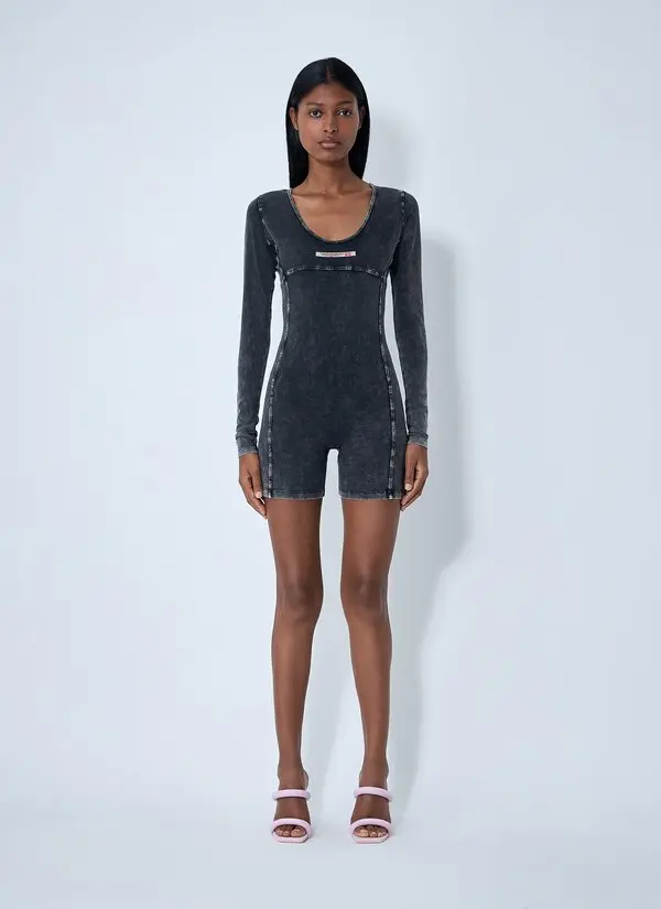 DIESEL® Karim Denim Jumpsuit - Black