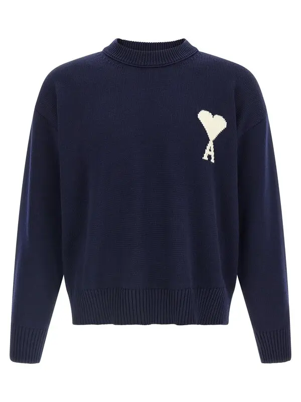 AMI Paris De Coeur' Sweater - Blue