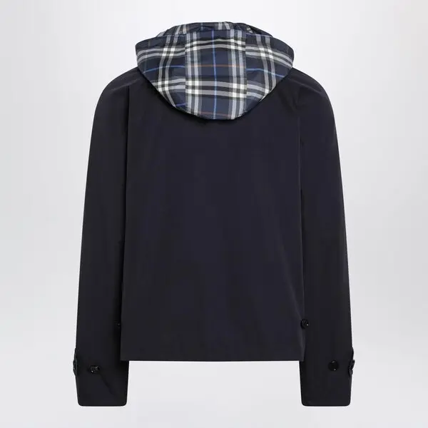 Burberry Reversible Cotton Jacket With Check Pattern