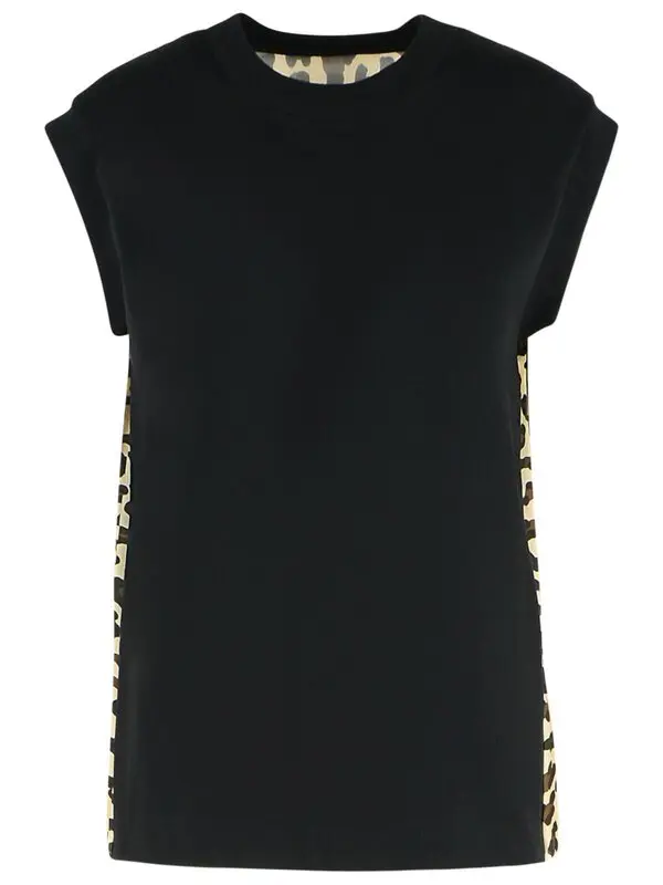 Sacai Cotton Tank Top - Cream