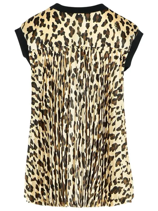 Sacai Cotton Tank Top - Cream