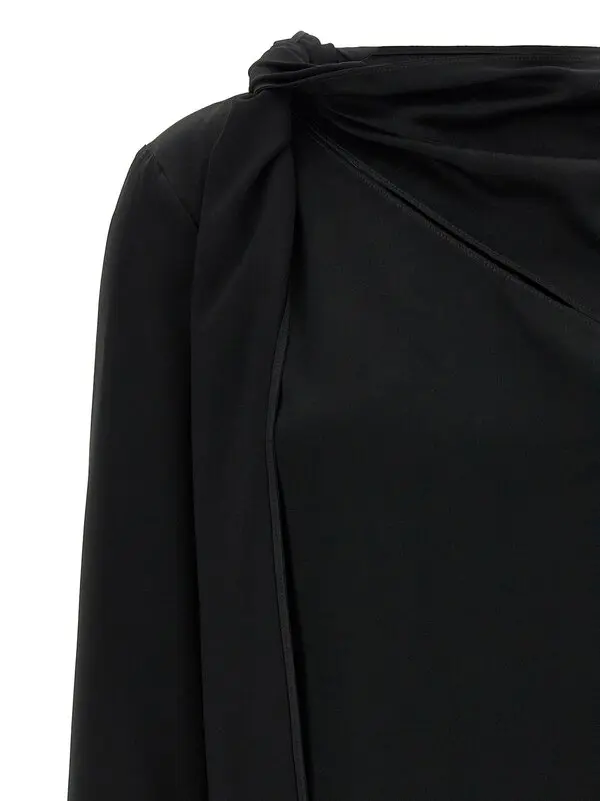 Givenchy Viscose Blend Blouse - Black