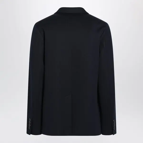 Gucci Blue Single-breasted Cotton Jersey Jacket