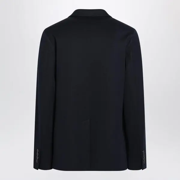Gucci Blue Single-breasted Cotton Jersey Jacket - Gray
