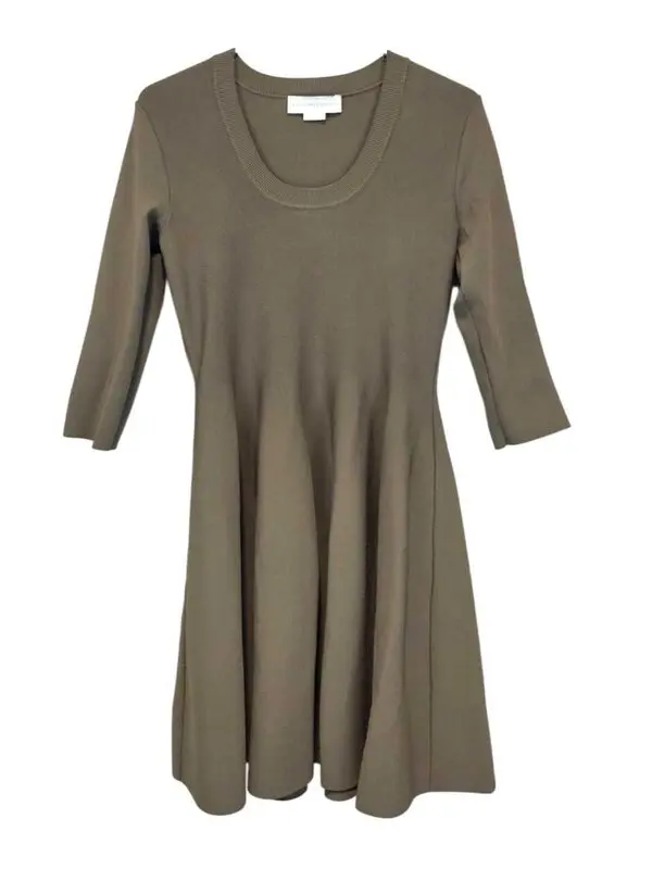 Stella McCartney A-line Knit Dress - Brown