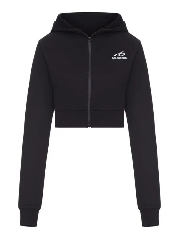 Balenciaga Cocoon Techwear Sweatshirt - Black