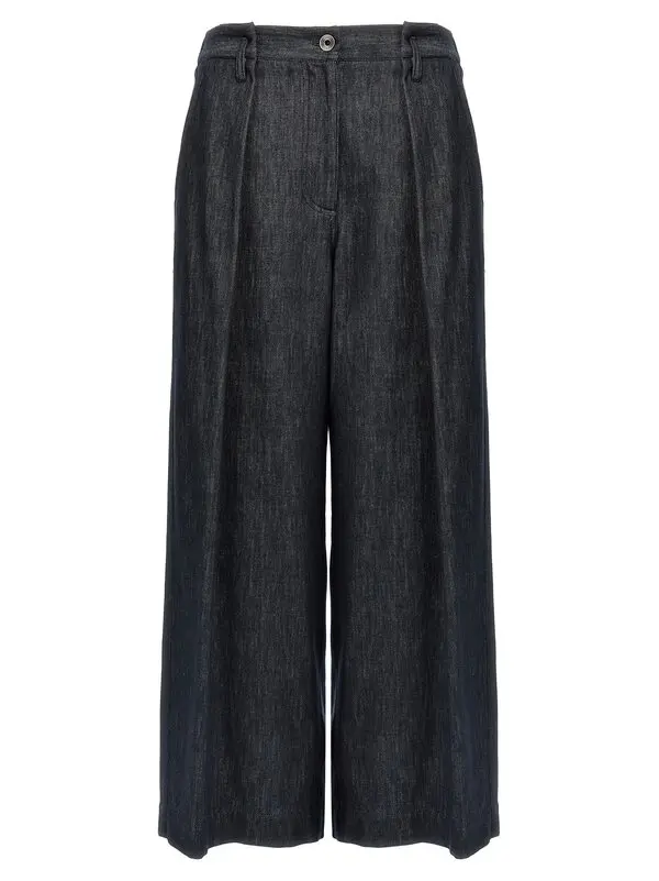 Brunello Cucinelli A-line Pleated Pants