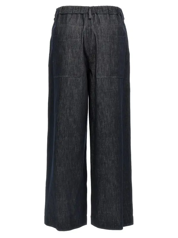 Brunello Cucinelli A-line Pleated Pants