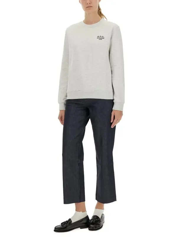 A.p.c. Rue Madame Sweatshirt With Logo