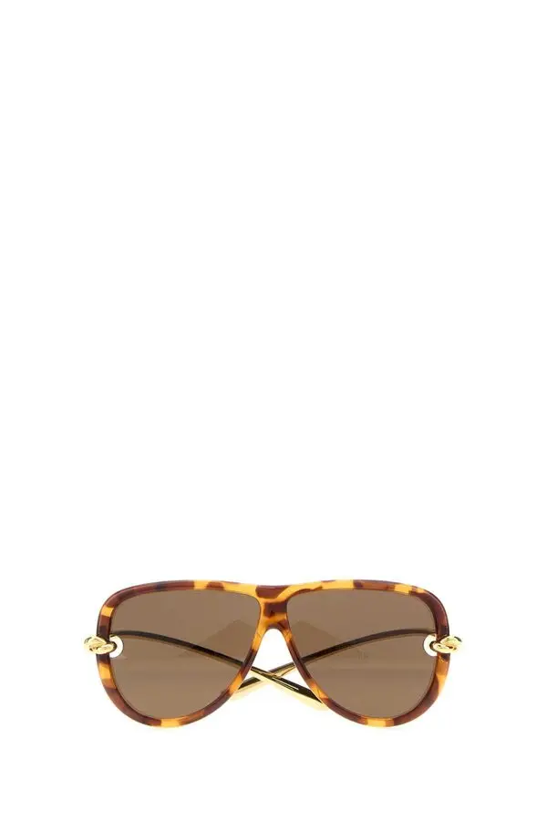 Bottega Veneta Printed Acetate Knot Sunglasses - Multicolor